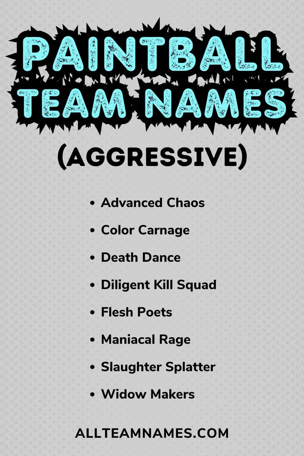 345 Winning Paintball Team Names For Every Type Of Player