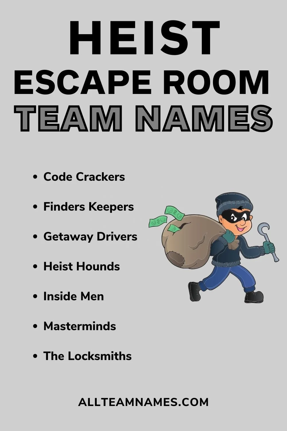 481 Best Escape Room Team Names (Sorted Into Eleven Categories)