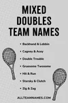 233 Creative Tennis Team Names That Hit Different