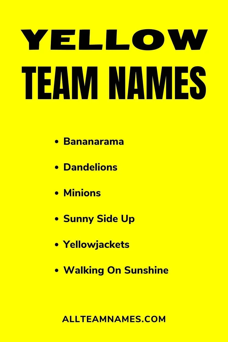 389 Brilliant Color Team Names (Sorted For Easy Selection)