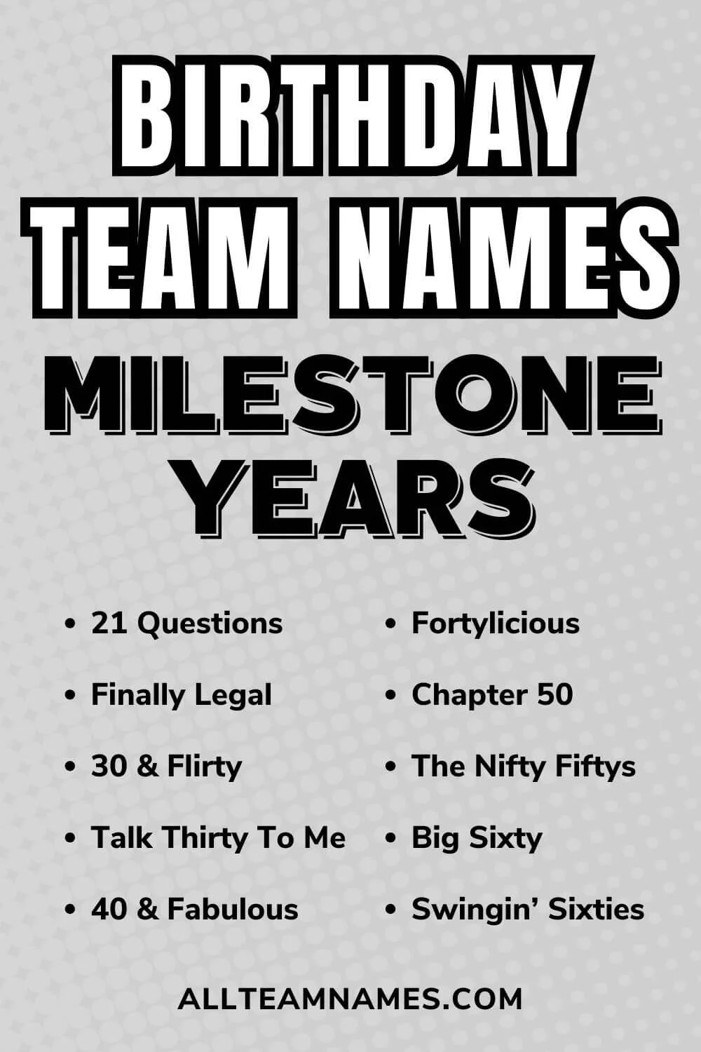 185 Birthday Party Team Names That Take The Cake (By Age & Theme)
