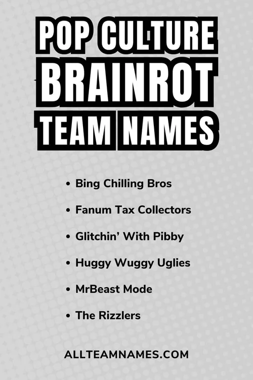 125 Weird Brainrot Names For Your Gaming Group, Team, Or Chat