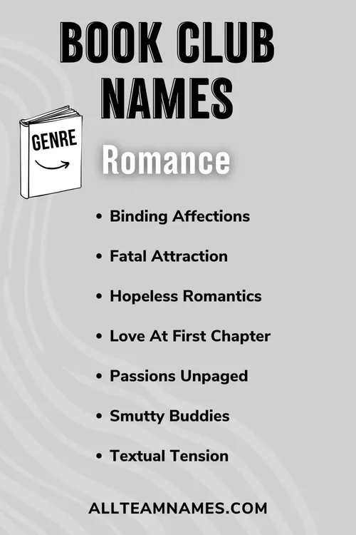 379 Creative Book Club Names (Sorted By Genre)