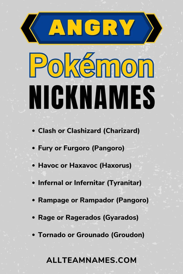 531 Ultimate Pokémon Nicknames (Categorized By Creature Type)