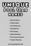 305 Funny Pool Team Names For Leagues & Tournaments