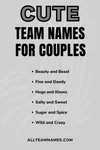 197 Creative Couple Team Names (From Funny To Cringe-Worthy)