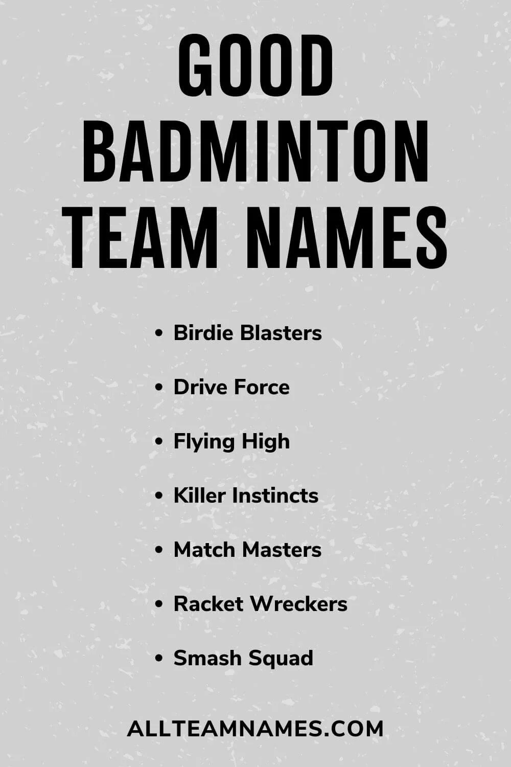 273 Badminton Team Names That Serve Up Excitement