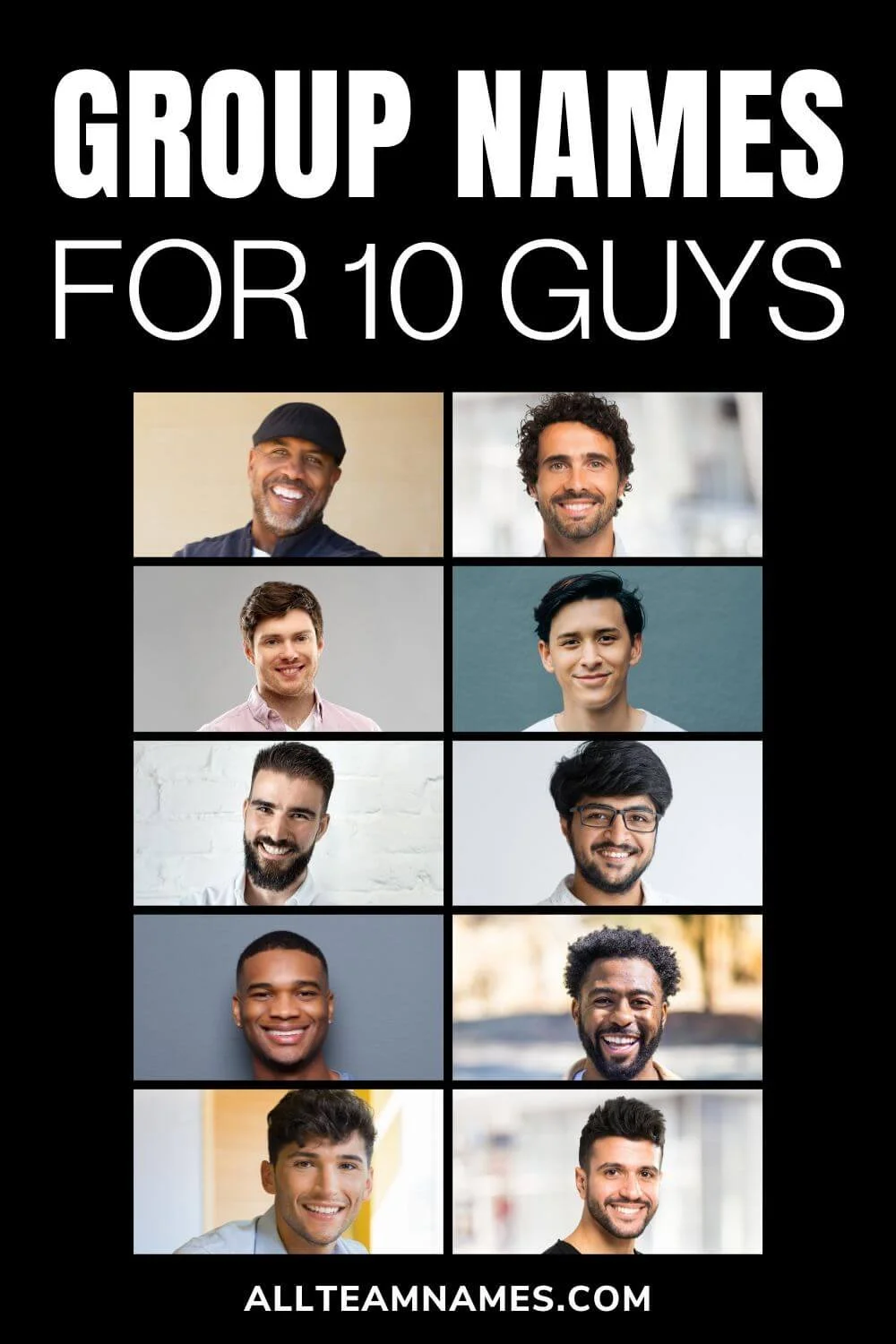 207 Unique Group Names For 10 People (Funny & Creative)