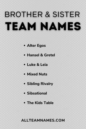 421 Most Creative Family Team Names (Bonus: Group Chat Names!)