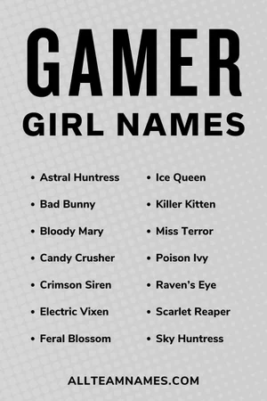 400+ Cool Gaming Names, Gamertags & Game Screen Name Ideas