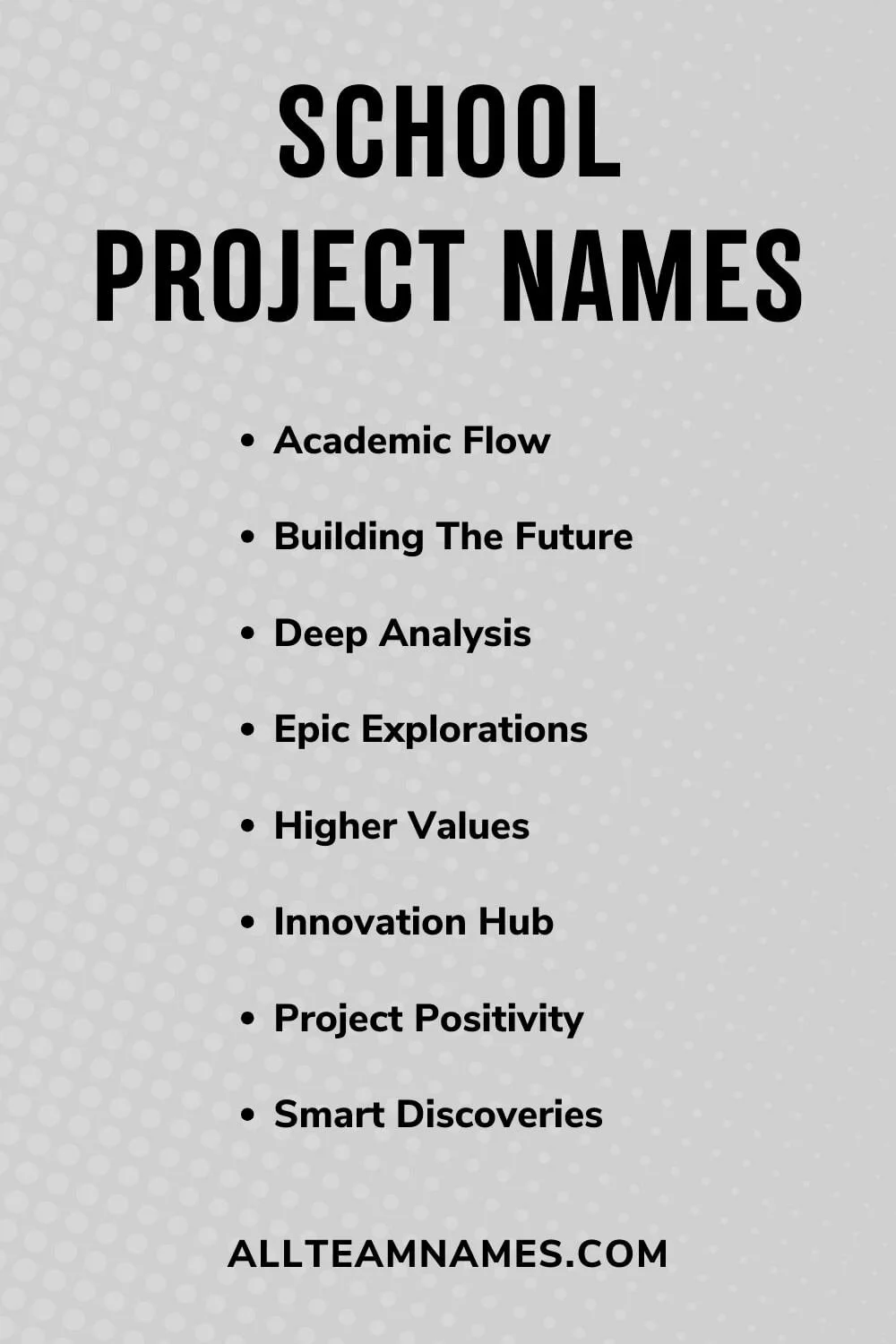 325 Best Project Names For Work, School, Or Volunteering