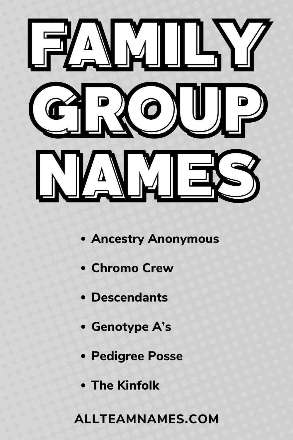 421 Most Creative Family Team Names (Bonus: Group Chat Names!)