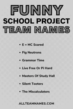 325 Best Project Names For Work, School, Or Volunteering