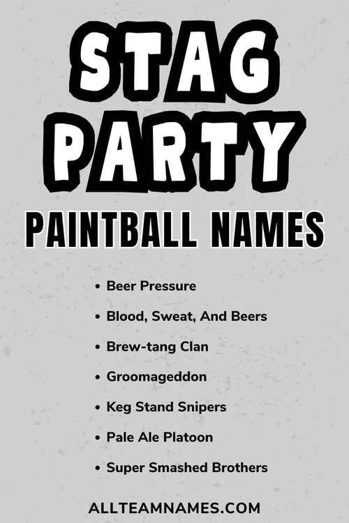 345 Winning Paintball Team Names For Every Type Of Player