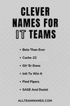 119 IT Team Names That Techies Will Love (Categorized)