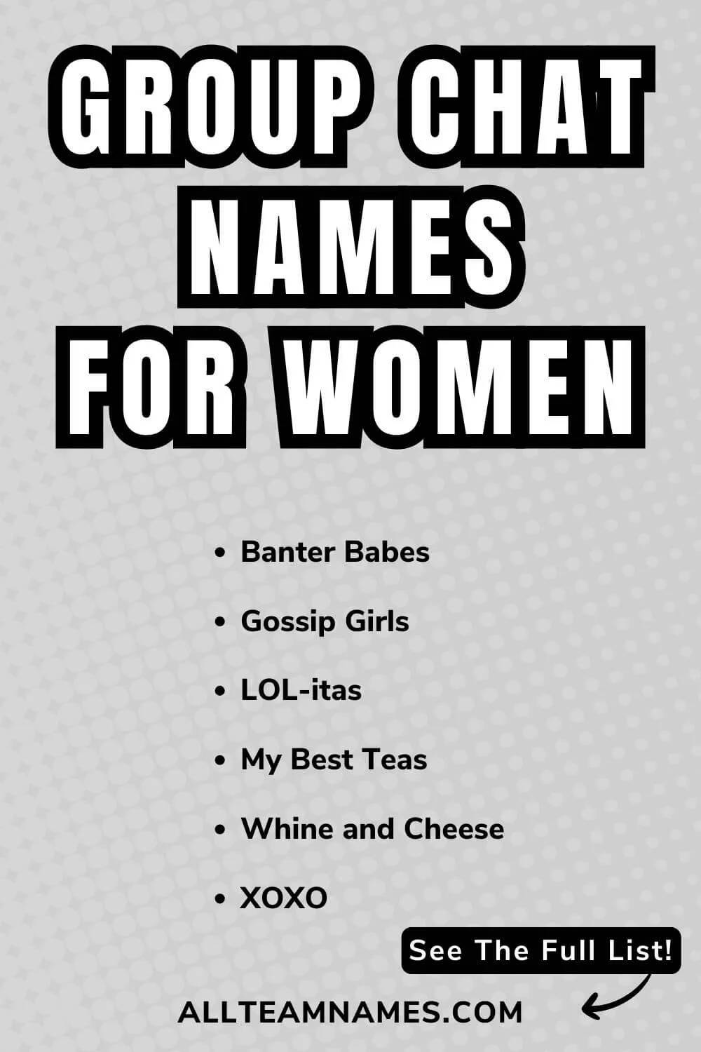 500 Best Team Names For Women & Girls (Sorted By Groups)