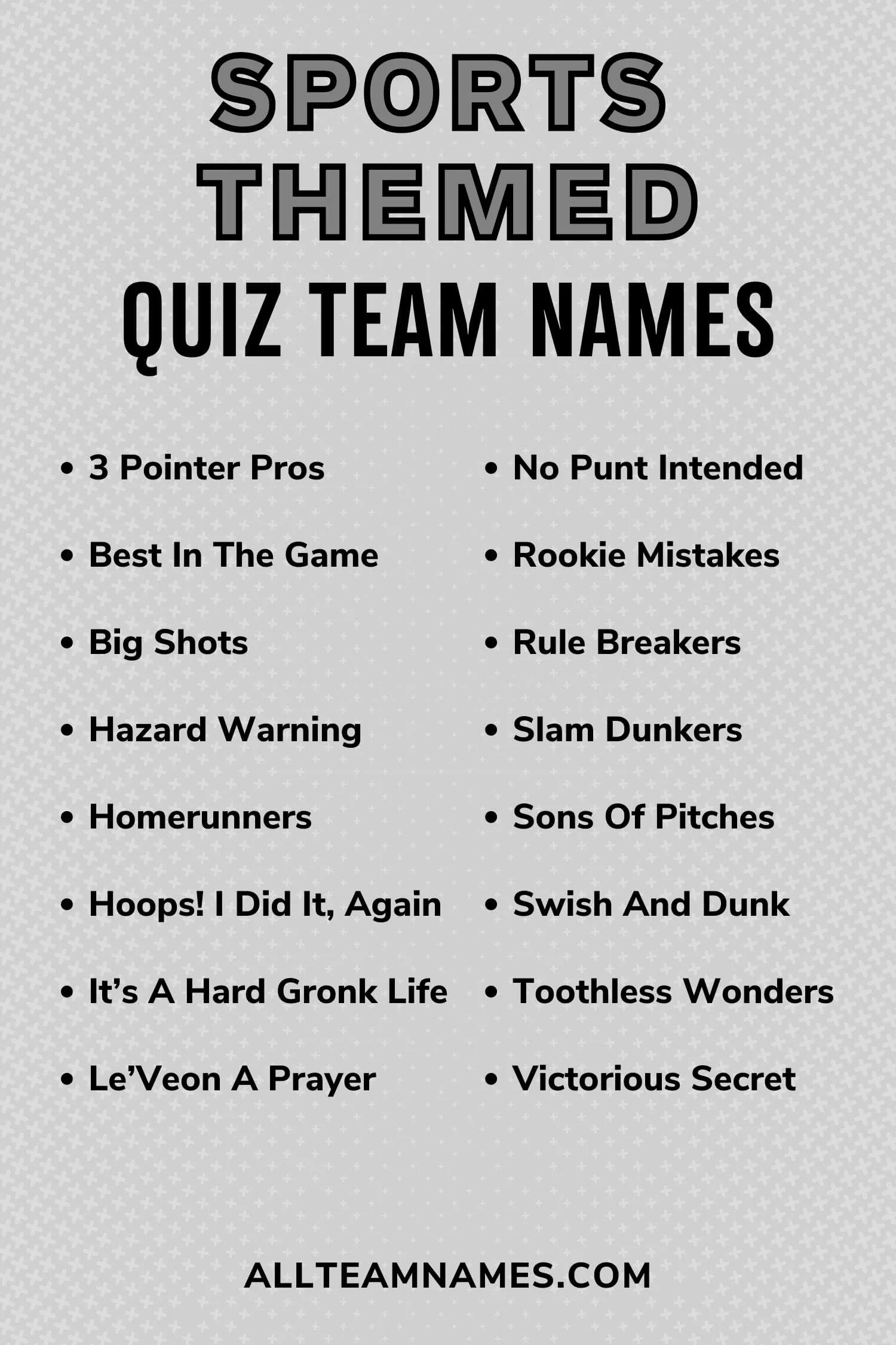 301 Top Quiz & Trivia Team Names (Pop Culture Section Inside!)