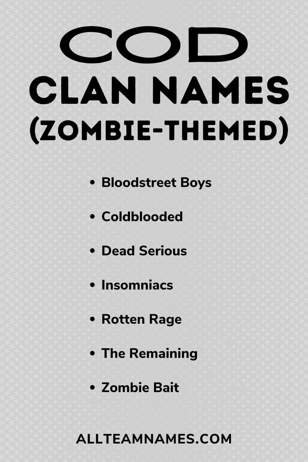 273 Best Clan Names For COD (Call Of Duty) - Organized By Theme