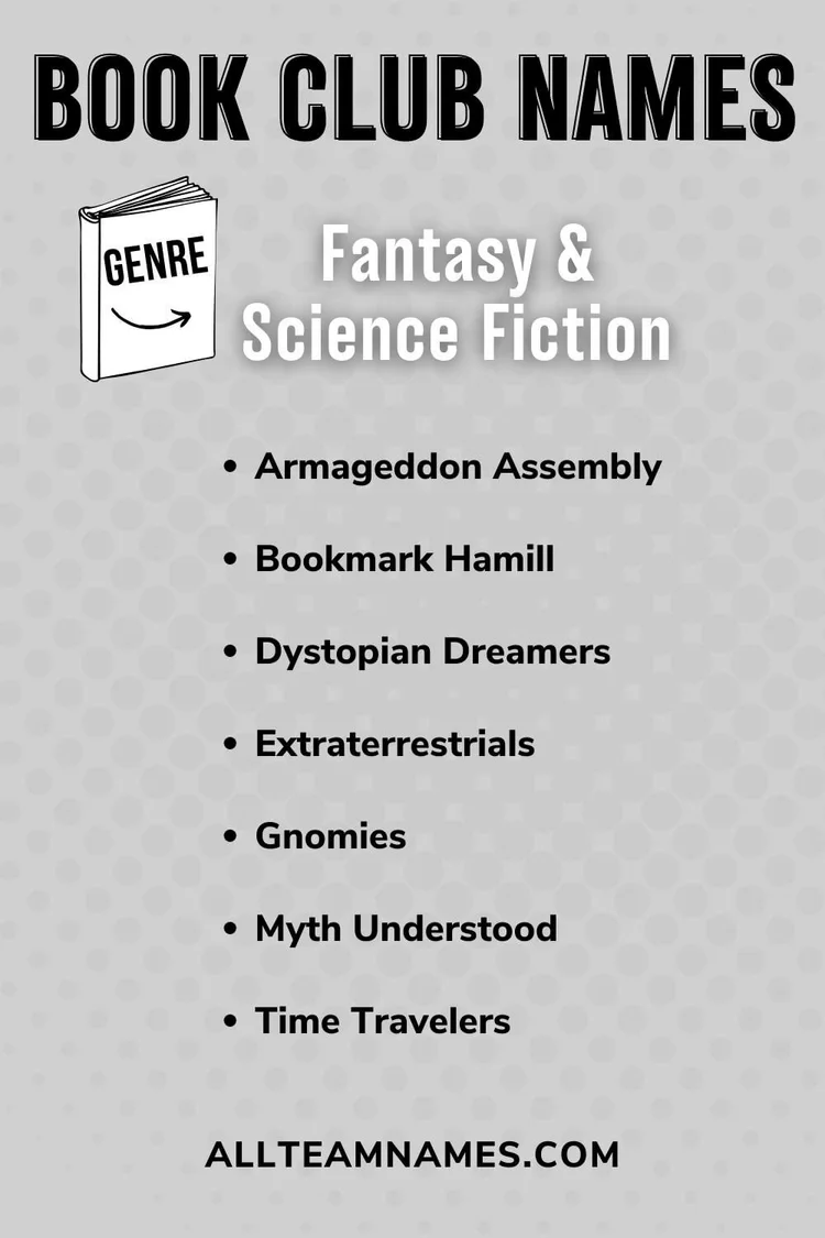 379 Creative Book Club Names (Sorted By Genre)