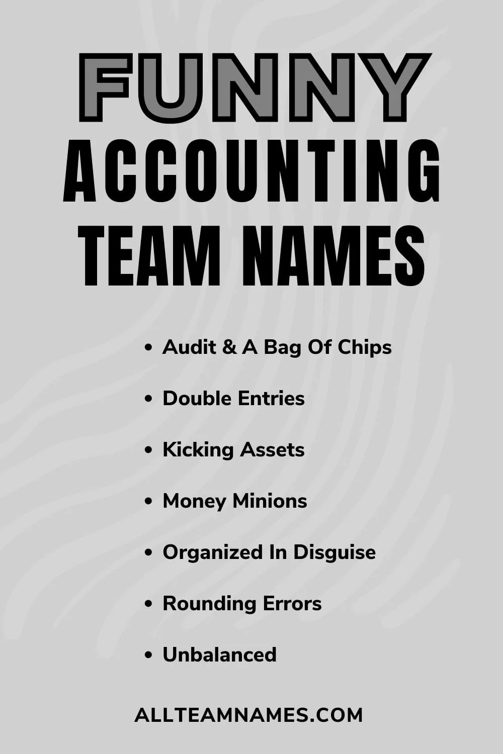 159 Funny Accounting Team Names For Work & Office Events