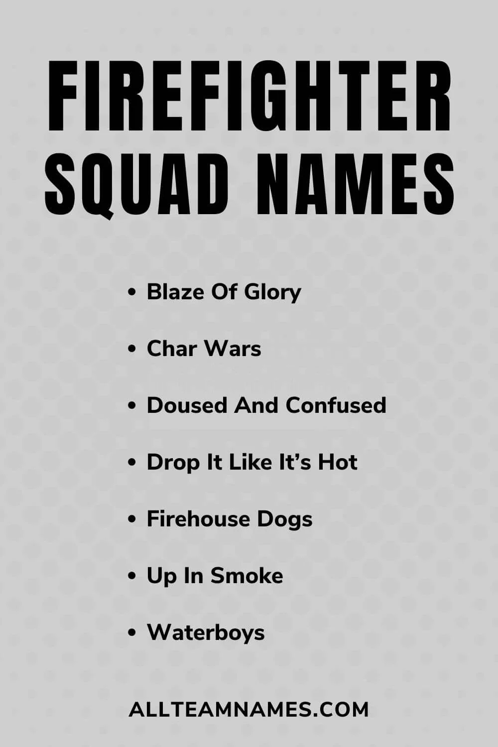 136 Hot Firefighter Team Names That Mix Bravery With Humor