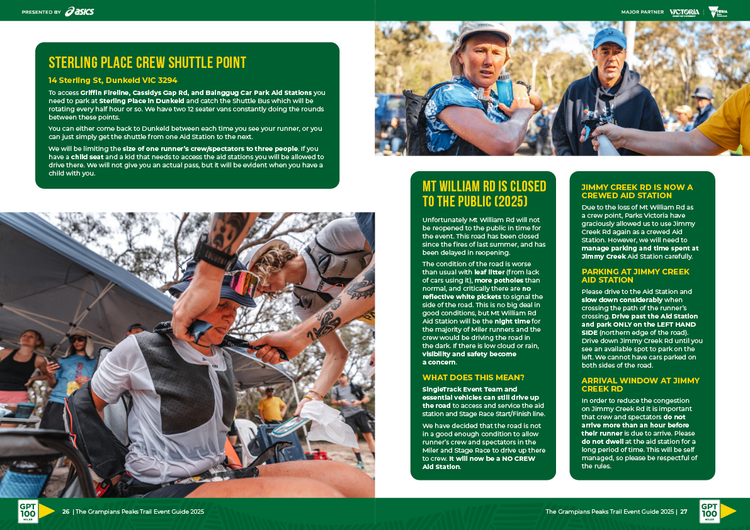 Event Guide | GRAMPIANS PEAKS TRAIL 100 MILER