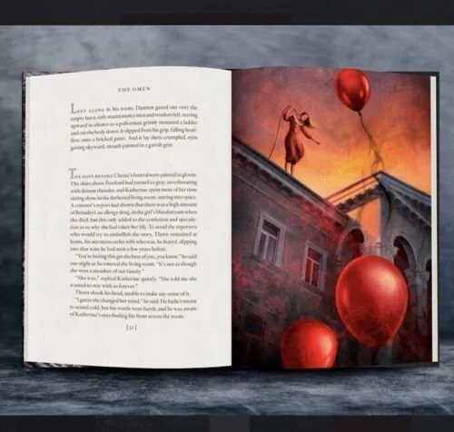 THE OMEN David Seltzer Suntup SIGNED/NUMBERED OUT OF PRINT — Bad Moon Books