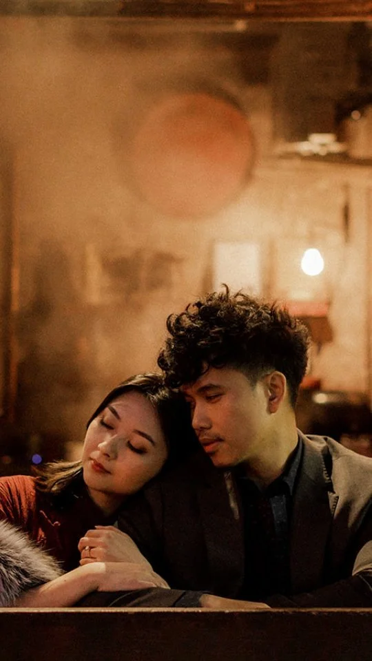 Hong Kong Cinema Inspired Vancouver Engagement Photos in Chinatown ...
