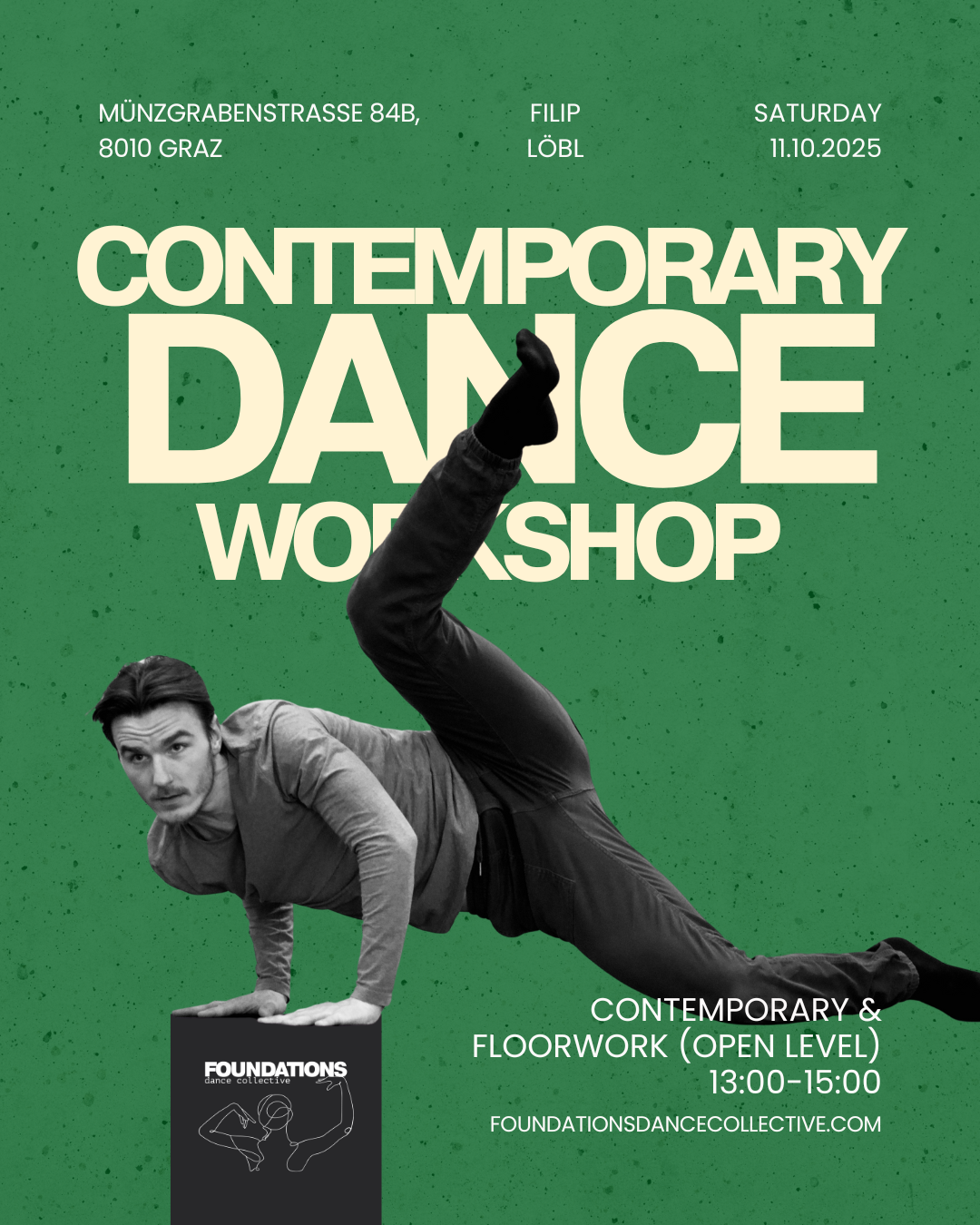 Contemporary Workshop with Filip Löbl - Foundations Dance Collective