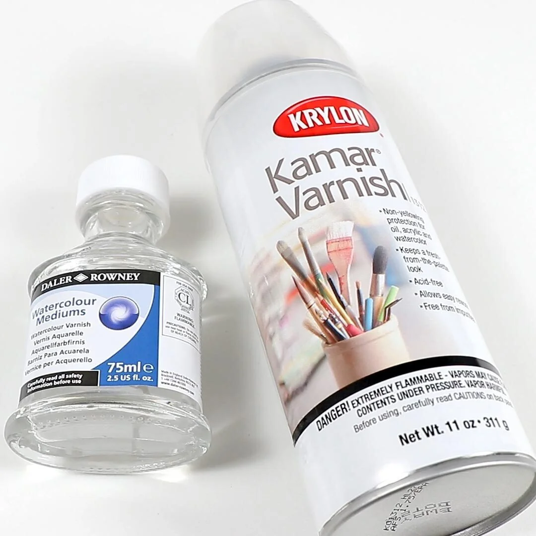 How to varnish a gouache painting for framing without glass — Lena Rivo