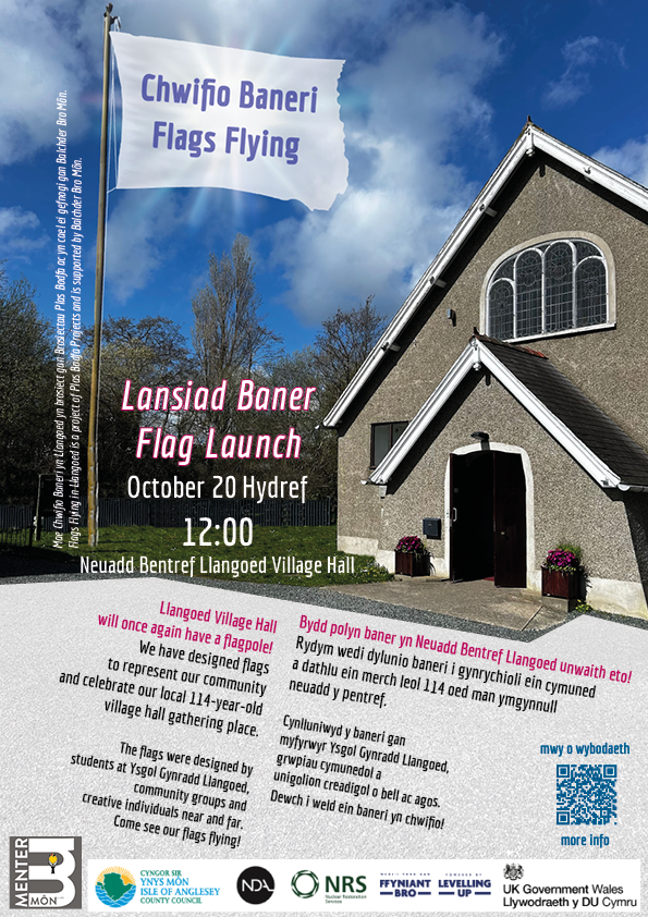 Flags Flying Launch — Llangoed Village Hall