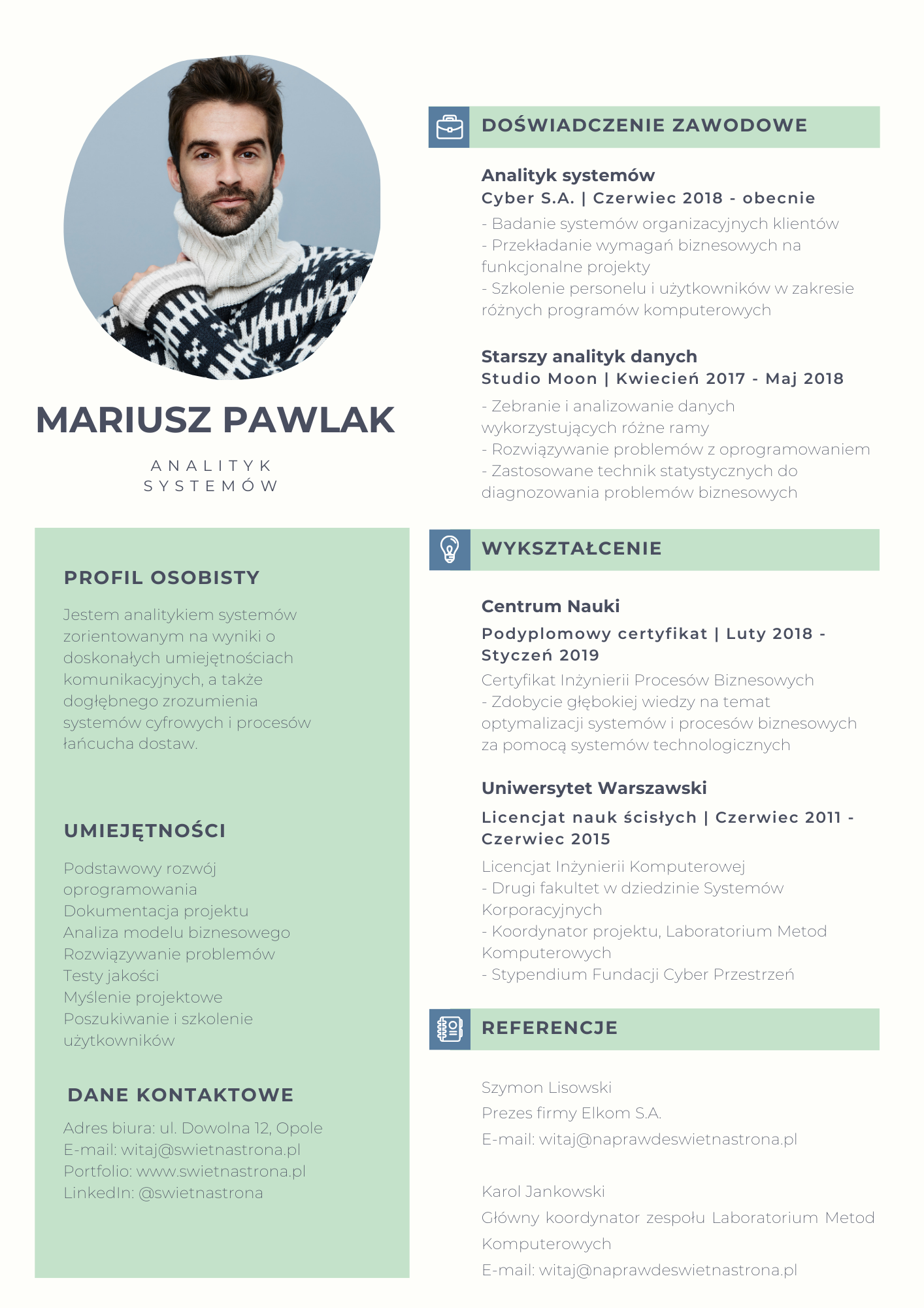 Cv Jak Napisa Cv Jak Napisać CV W Wordzie?