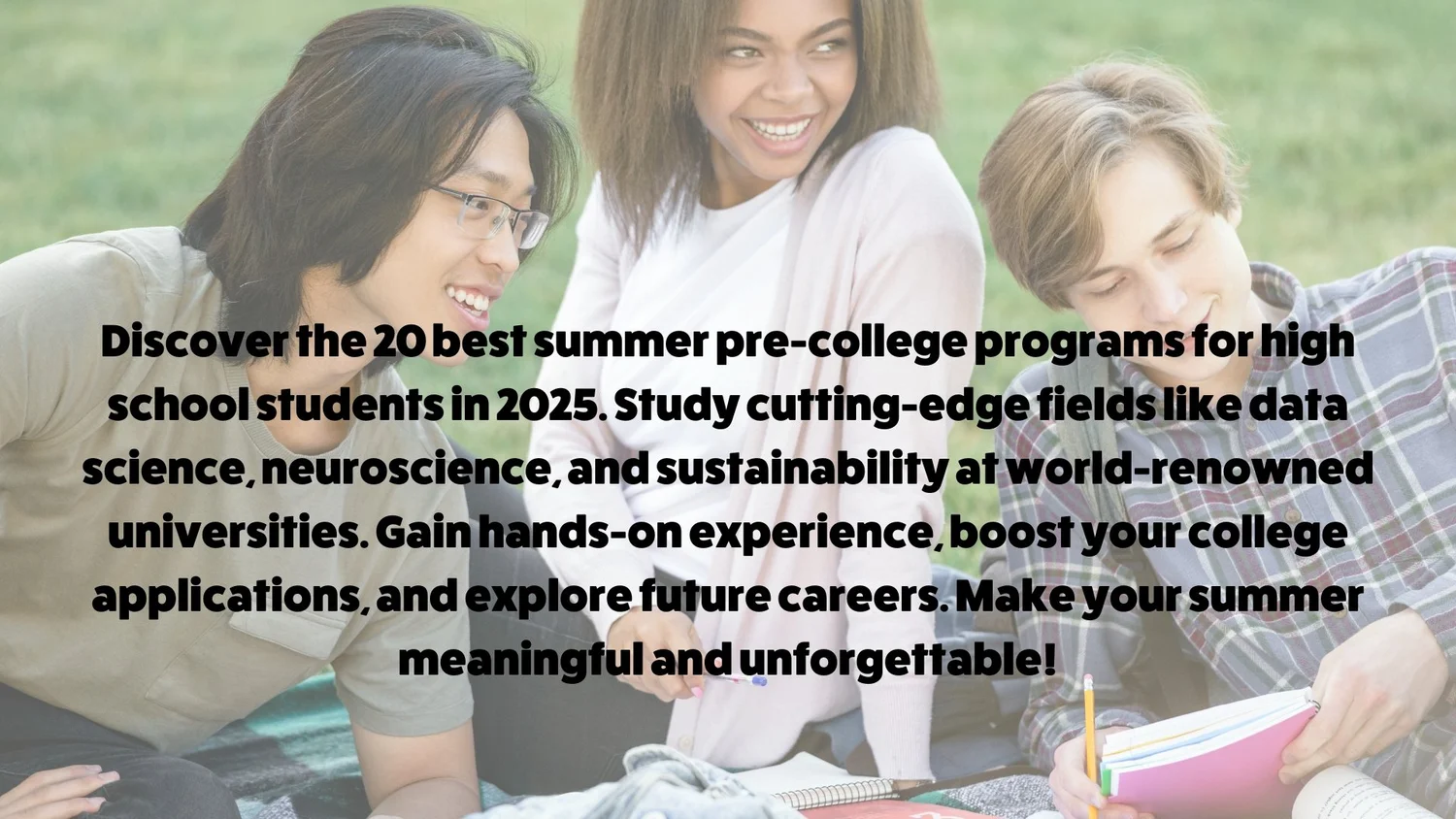 2025 Summer Pre-College Programs for High School Students : Top 20 in ...