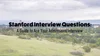 Stanford Interview Questions: A Guide to Ace Your Admissions Interview ...