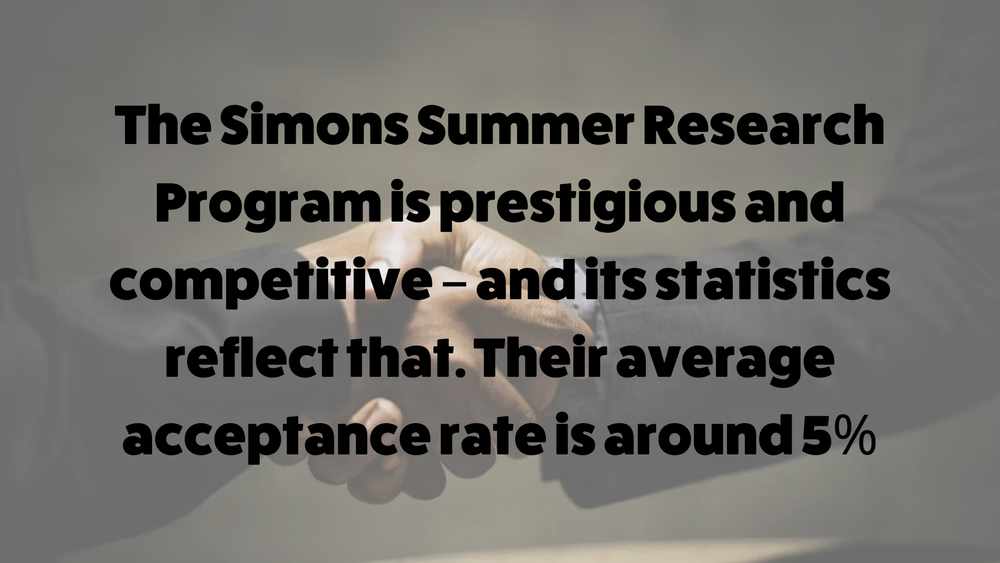 From Passion to Prestige: The Simons Summer Research Program — Inspirit AI