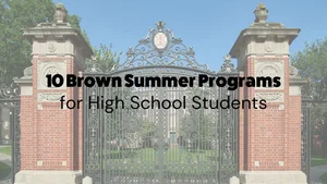 10 Brown Summer Programs for High School Students — Inspirit AI