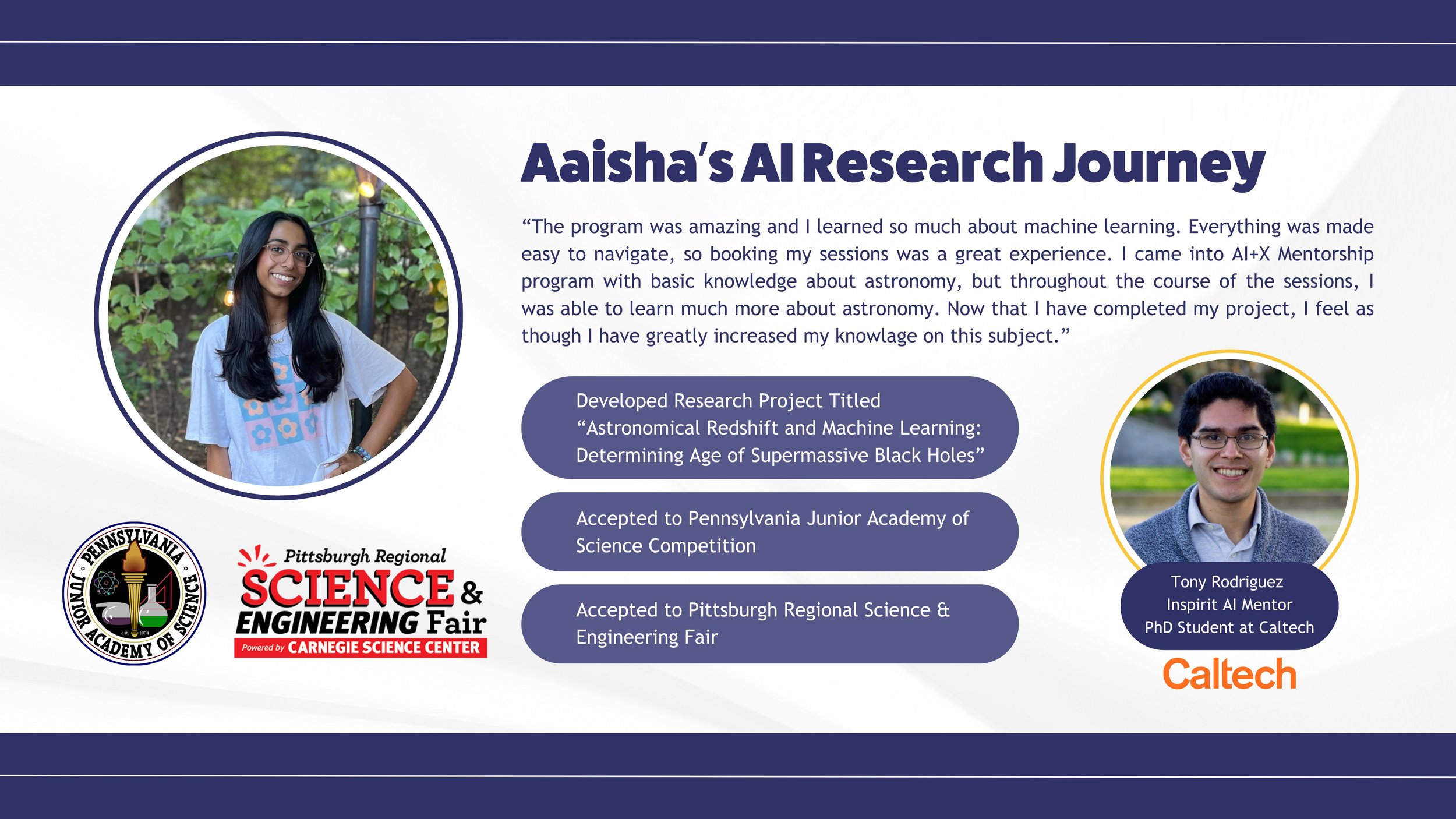 Aaisha’s AI Research Journey: From Passion Project to Pennsylvania Science and Engineering Fair ...