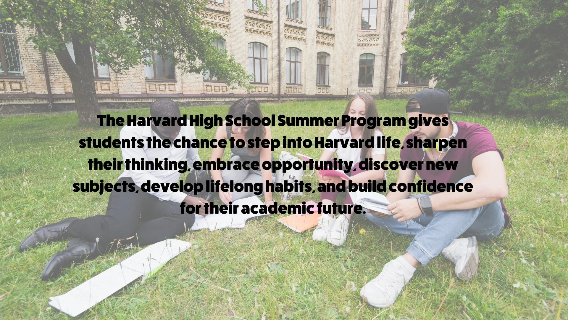 45+ Harvard High School Summer Program : Applications & Programs in ...