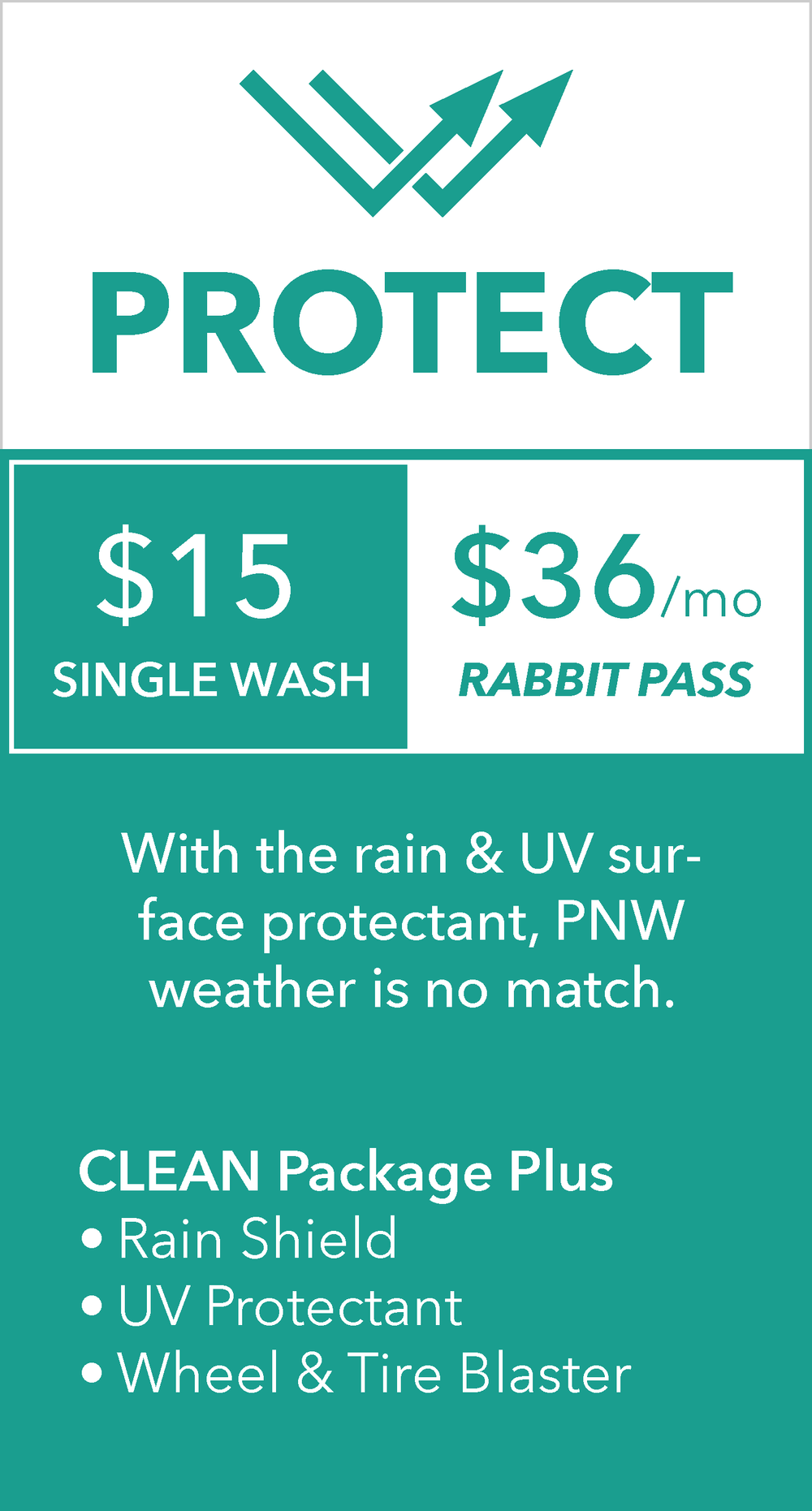 WASH OPTIONS — Wet Rabbit Express
