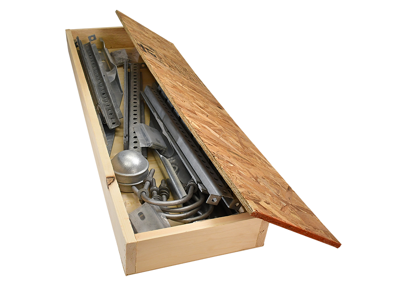 Galvanized Ice Bridge Hardware Kit — Izzy Industries