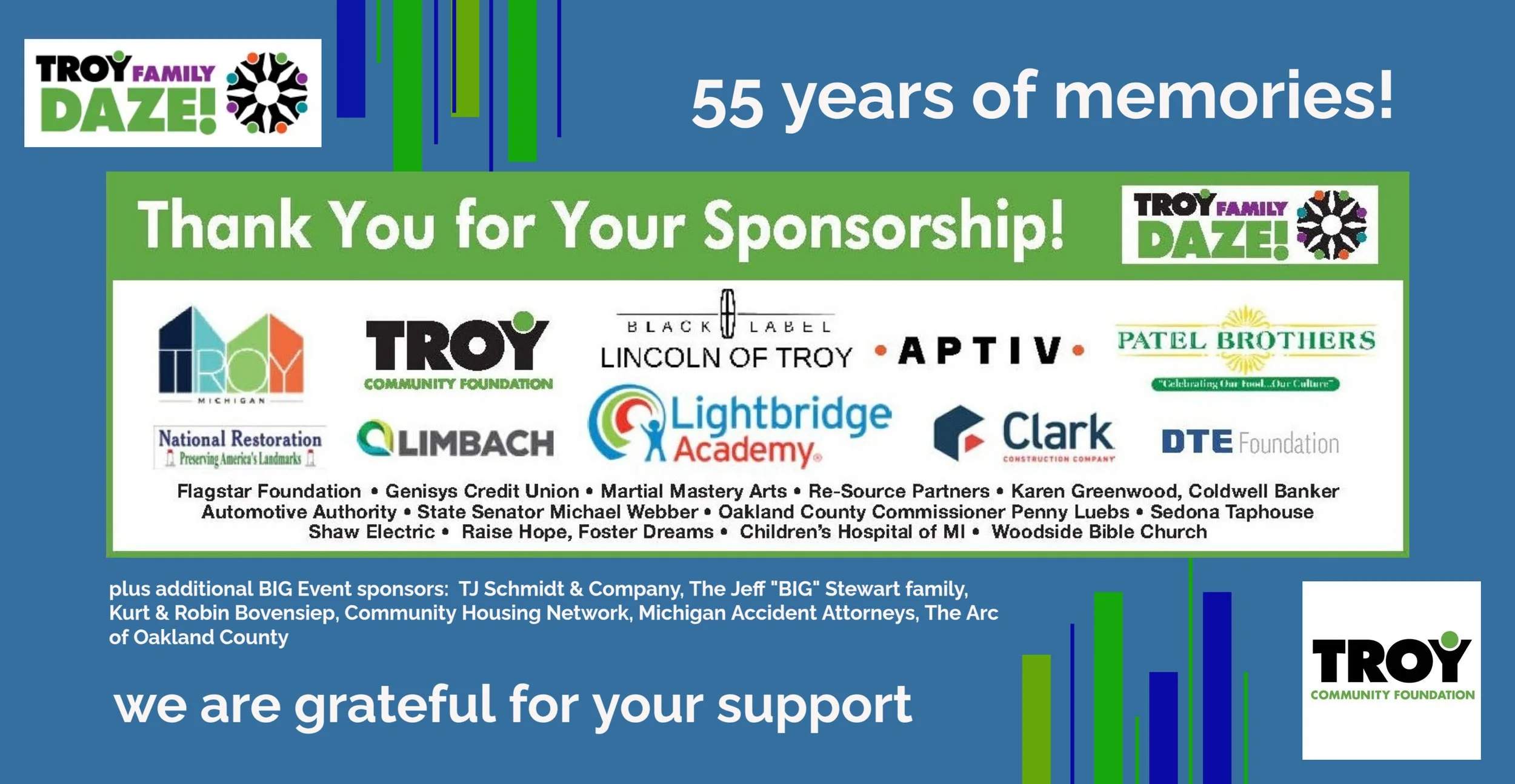Sponsors — Troy Family Daze