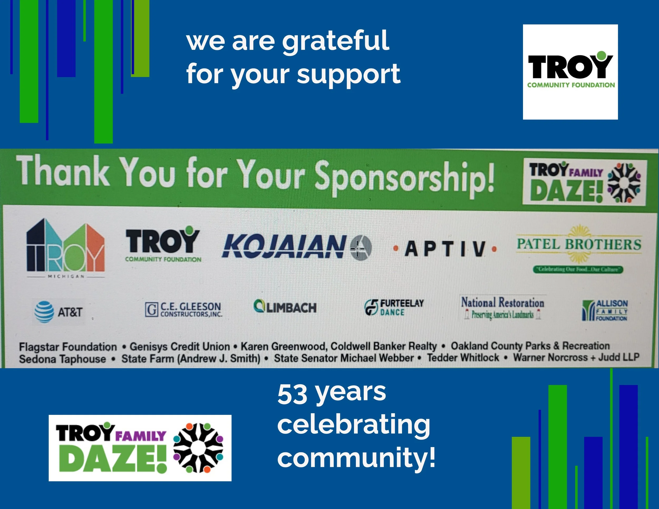 Sponsors — Troy Family Daze
