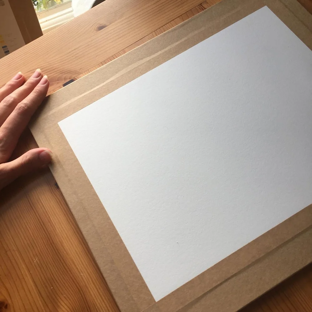 How to Stretch Watercolour Paper | Step-by-Step Guide