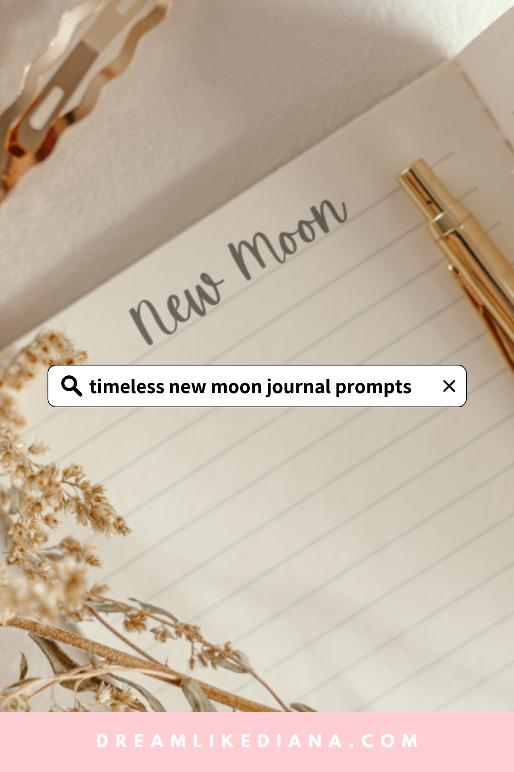 300+ New Moon Journal Prompts for Self-Discovery in Every Moon Phase ...