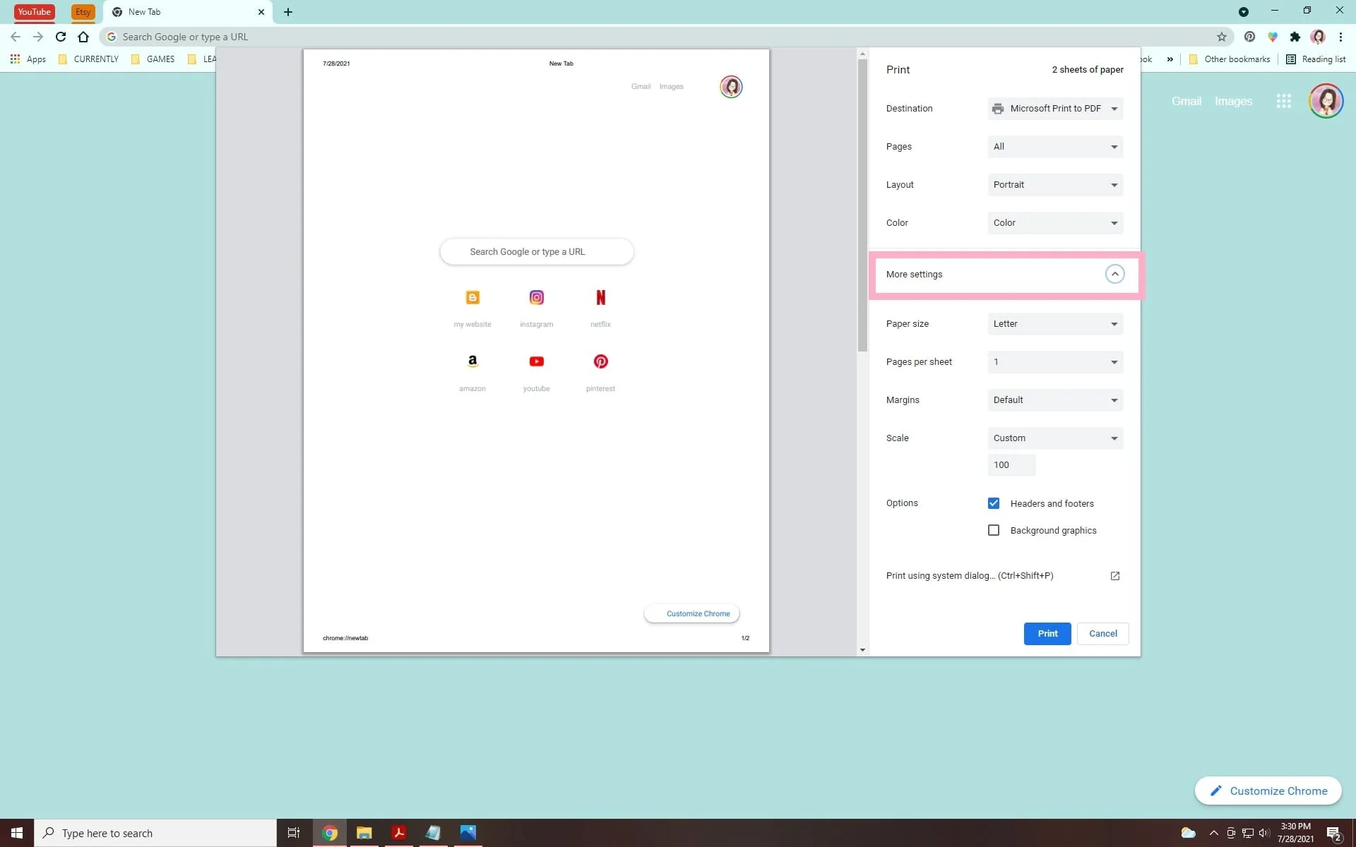 Custom Printing: How to Print Any PDF File in Your Desired Size — dreamlikediana