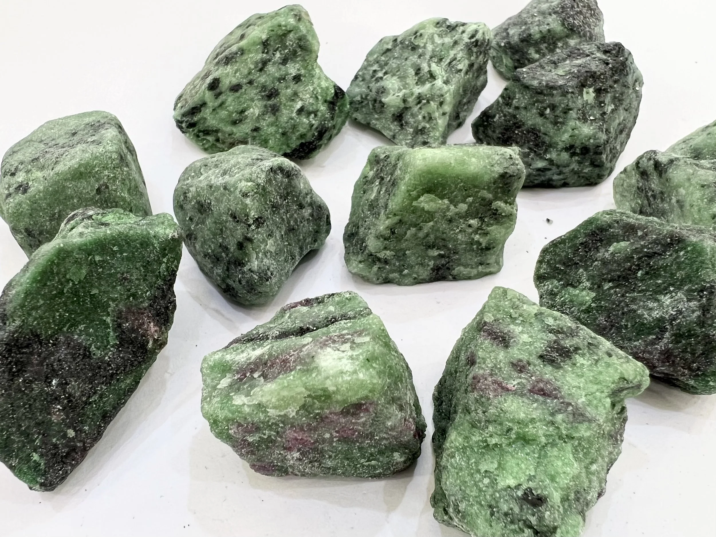 Ruby Zoisite Raw Chunk — The Crystal Company Qld