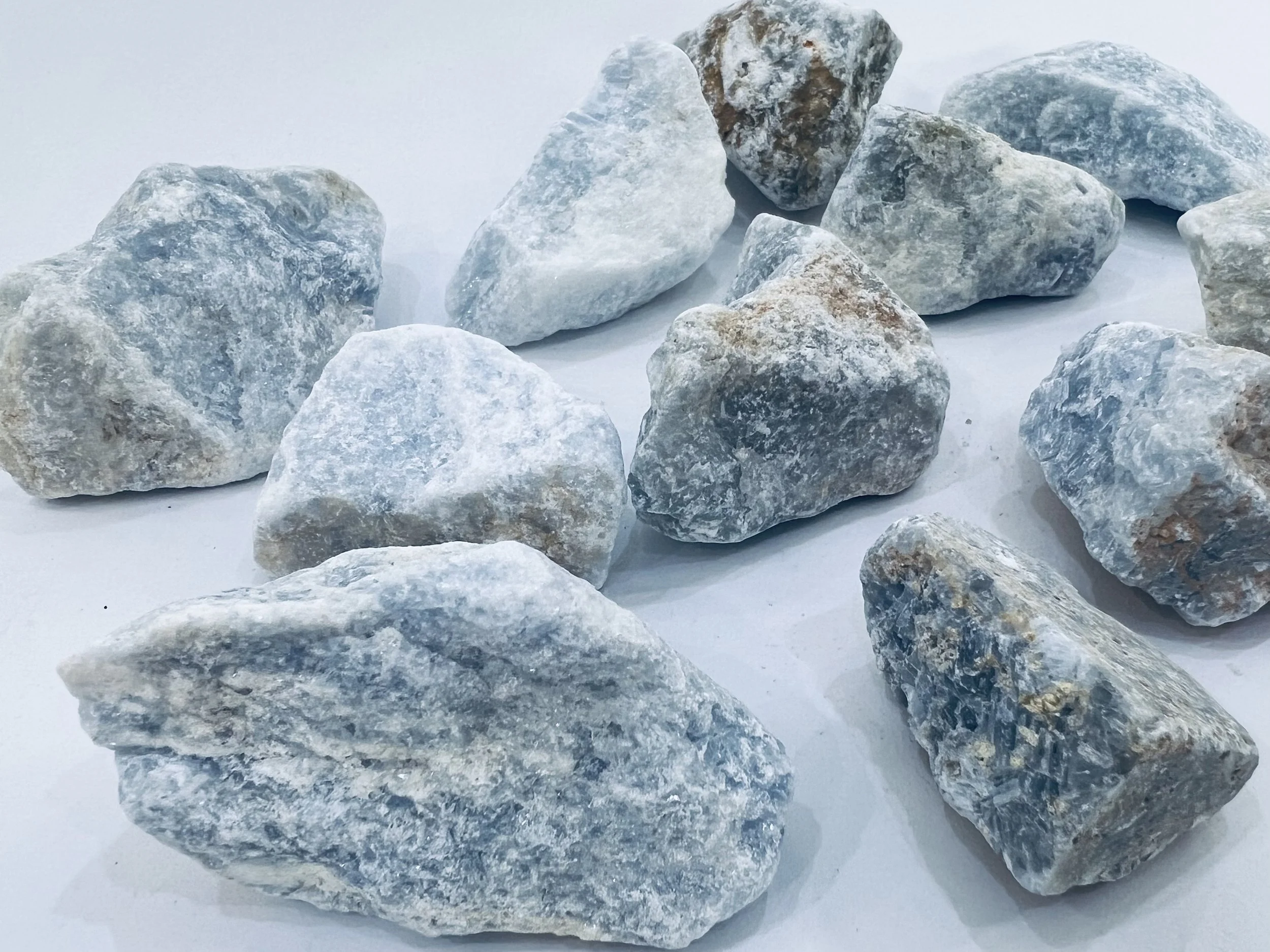 Blue Calcite Raw Chunk — The Crystal Company Qld