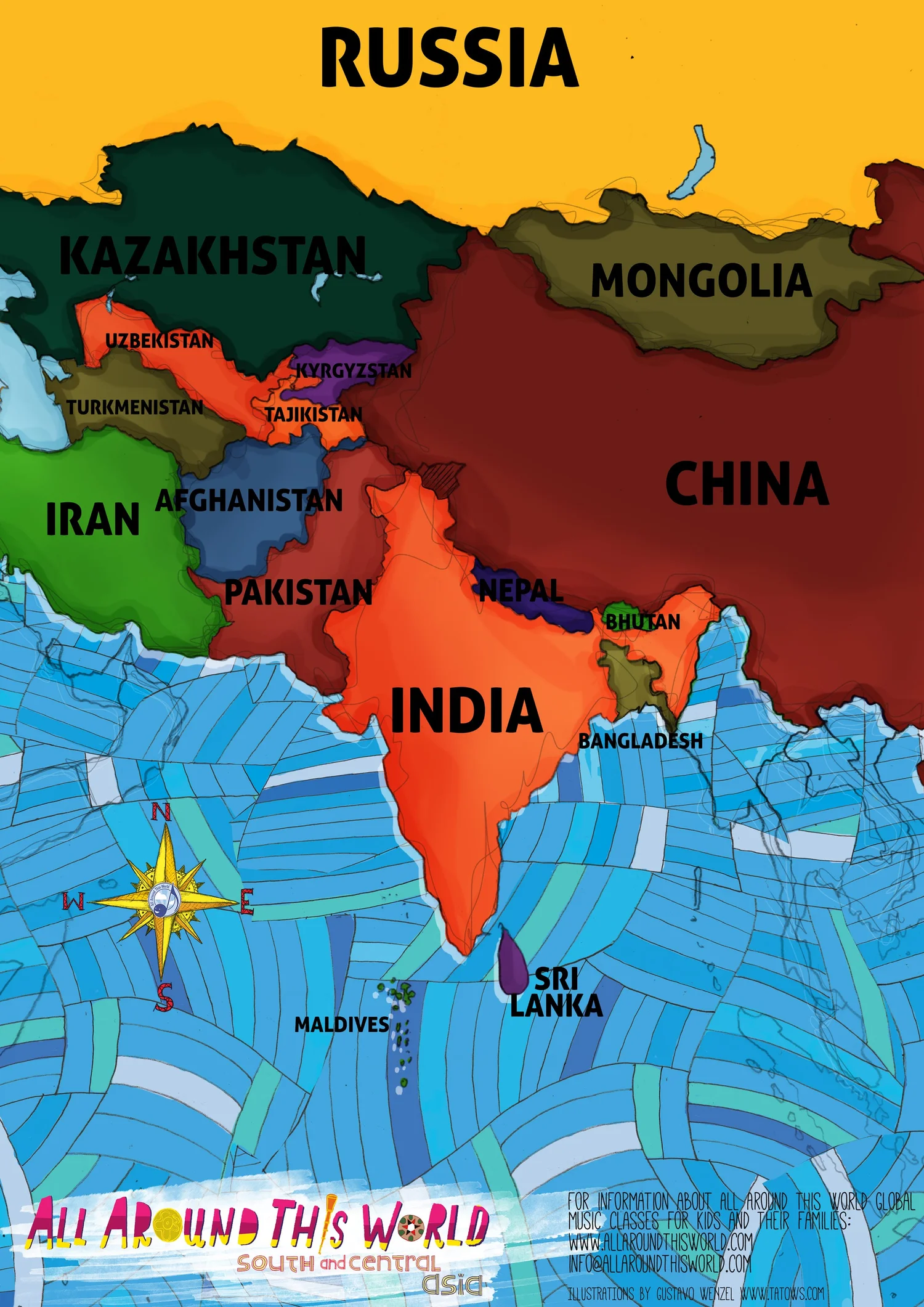 South and Central Asia — All Around This World