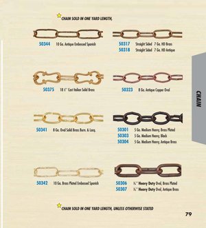 Chandelier Chains | Lamp Repair | Lamp Parts | Lamp Shades | Barn ...
