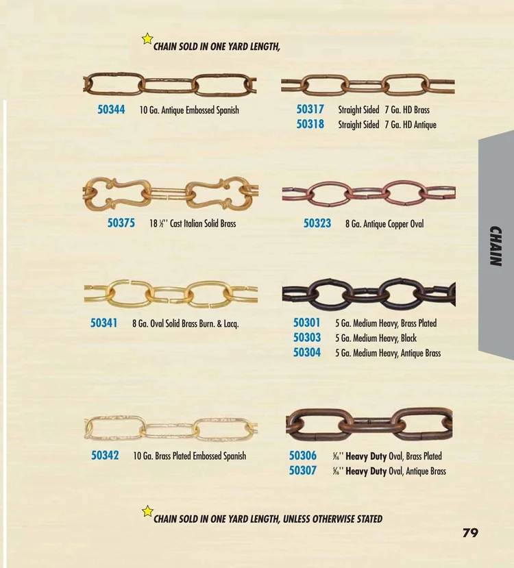 Chandelier Chains | Lamp Repair | Lamp Parts | Lamp Shades | Barn ...
